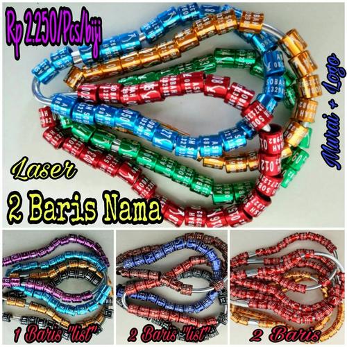 Jual Ring Burung Murai (+ Logo) Murai model Std 2 Susun Nama - Kota ...