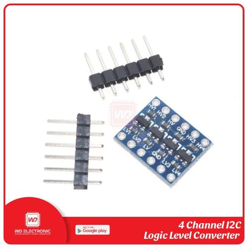Jual 4 CHANNEL LOGIC LEVEL CONVERTER I2C BI-DIRECTIONAL MODULE - Kota ...