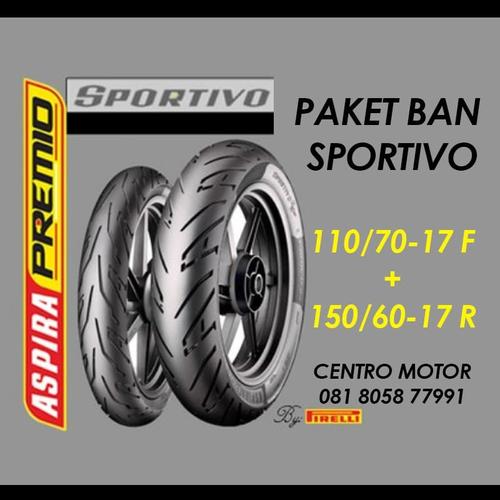 Jual ASPIRA PREMIO SPORTIVO 110/70-17+150/60-17 PAKET BAN TL NINJA 250 - Kab. Semarang - CENTRO ...