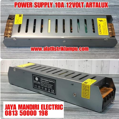 Jual POWER SUPPLY ARTALUX 10A 12V INDOOR / TRAVO LED 10AMPERE 10 AMPERE ...