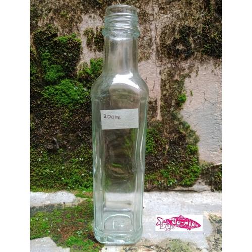 Jual BOTOL KACA KOTAK 200ML - Kab. Malang - Dania2894 | Tokopedia