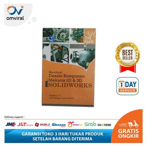 Jual Membuat desain komponen mekanis 2D dan 3D menggunakan solidworks ...