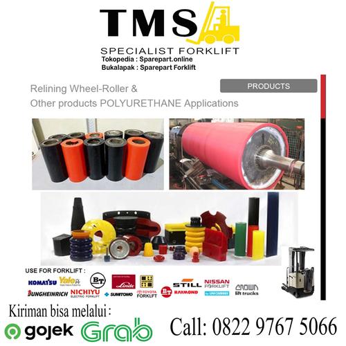 Promo Relining Roda Forklift - Caster Load Wheel Drive Wheel PU ...