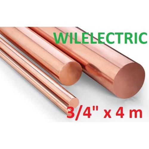 Jual Ground rod / copper rod tembaga asli 3/4 inch ” x 4m / 4 m ...
