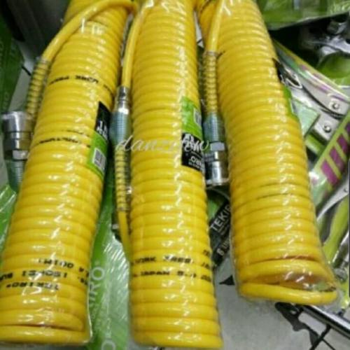 Jual (ABT)Selang Kompresor Rekoil Hose Merk Tekiro Kuning 12m ...