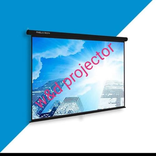 Jual layar screen proyektor 70" manual merek PIXEL - Jakarta Pusat - W ...
