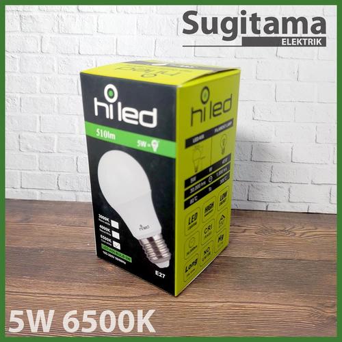 Jual Lampu Bohlam LED HILED 5W 5 watt 6500K Cool White E27 - Kota ...