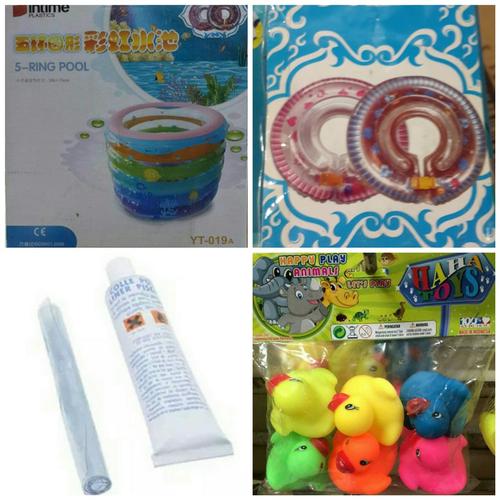 Jual Kolam babyspa bulat intime 106x75cm + neckring + bebek 6pc cit ...