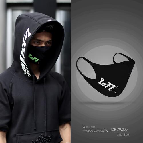 Jual GLOW COP MASK BLACK - MASKER ONSTREET - MASKER KAIN - ORIGINAL ...