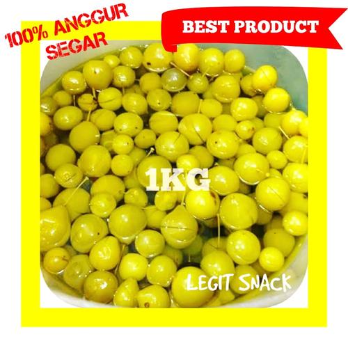 Jual 1KG ANGGUR BOGOR SEGAR / MANISAN ANGUR HIJAU FRESH / GREEN GRAPE ...