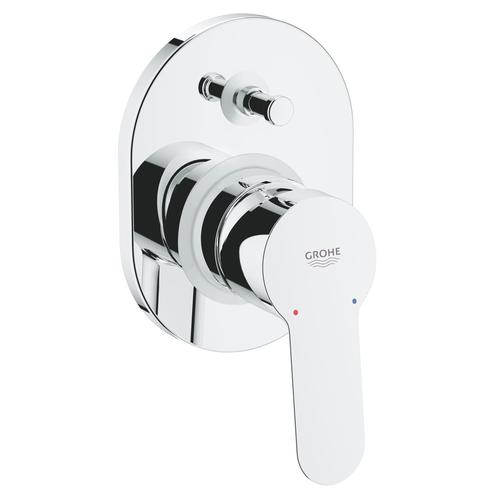 Jual GROHE BauEdge Single Lever Bath Shower Mixer 29039000 | Kran ...