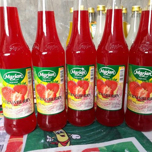 Jual sirup marjan SQUASH rasa STRAWBERRY 450ml - Jakarta Barat - SS ...