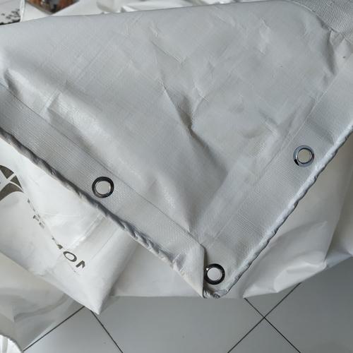 Jual Terpal plastik A12 Korea putih putih - Hitam - Jakarta Utara ...