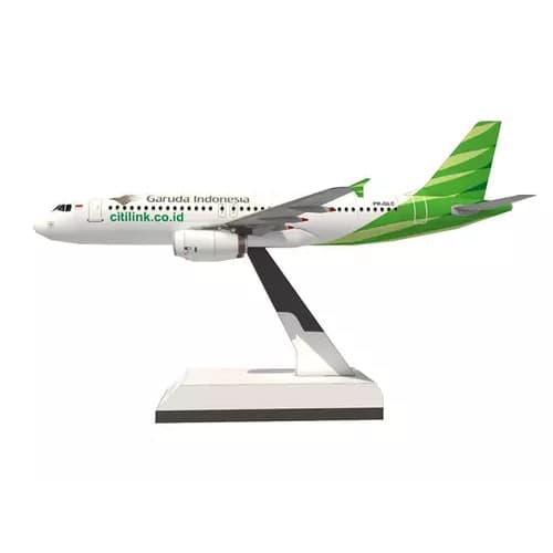 Jual DIY Miniatur Papercraft Pesawat Garuda Indonesia Citilink Airbus ...