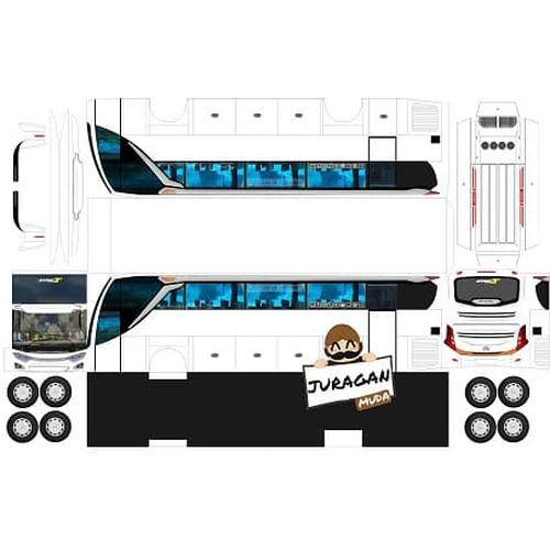 Jual DIY Miniatur Bus Versi Polosan Papercraft Lembaran - Kab. Klaten ...