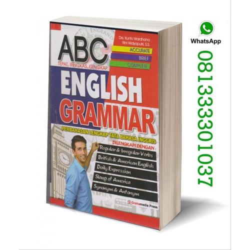 Jual BUKU KITAB ABC TEPAT RINGKAS LENGKAP ENGLISH GRAMMAR - Jakarta ...