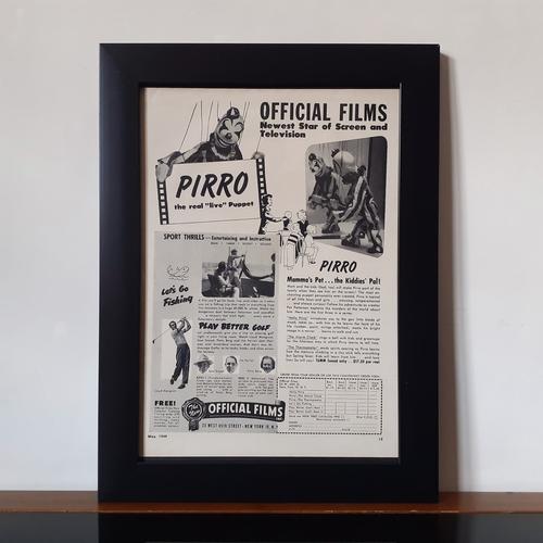 Jual Poster Iklan Film Jadul 1940an Asli. Pajangan Antik Klasik Lawas ...