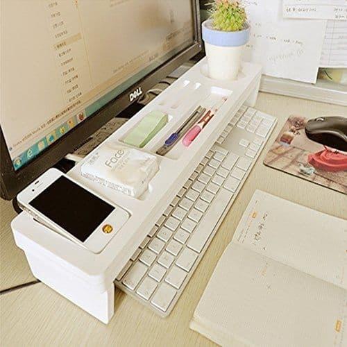 Jual Meja Monitor PC Komputer Table Organizer Office Keyboard Tempat ...