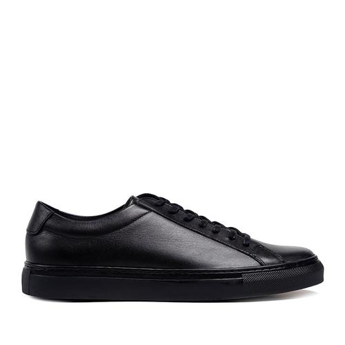 Promo Prabu - Cipta Black Sepatu Sneakers Kulit Pria - 42 Cicil 0% 3x ...