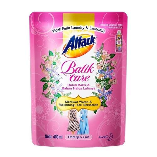 Jual Attack Batik Care Pouch 400 ml/Deterjen Cair Attack - Kota Bekasi ...