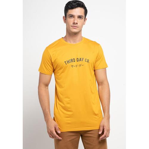 Promo MTG89 thirdday kaos pria unisex tdco mustard - L - Kota Bandung ...