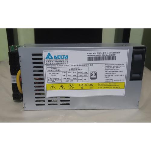 Jual PSU Delta 1u Flex atx 500w 80+ full modular custom cable - Kab ...