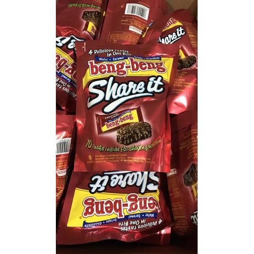 Jual Beng-Beng Share It 1 Bag Pouch 10 x 9,5g Beng Bengbeng Kecil Mini ...