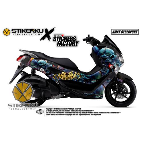 Jual DECAL STICKER STIKER YAMAHA NMAX 155 OLD FULLBODY WRAP CYBERPUNK ...