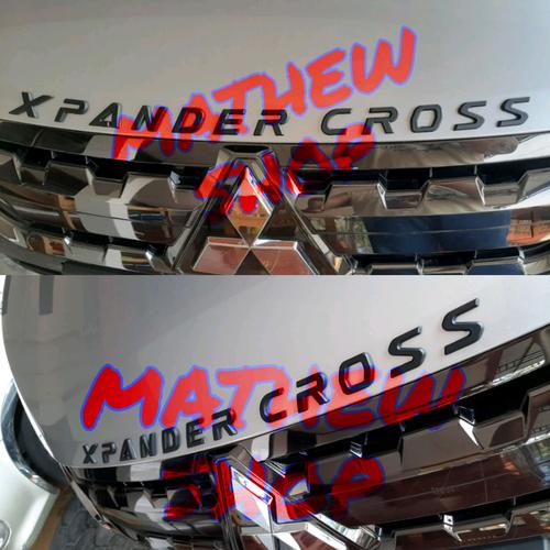 Jual Engine Hood Emblem Xpander Cross Hitam ORI Logo Xpandercross Kap ...