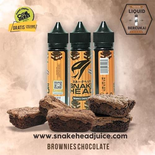 Jual SNAKE HEAD - Brownies Chocolate Liquid Lokal 60ml vape vaporizer ...