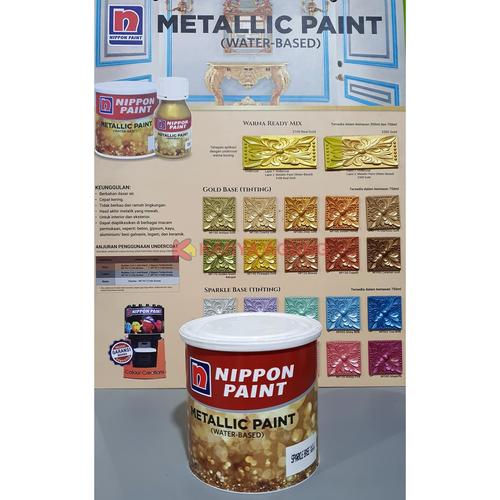Jual Nippon METALLIC PAINT Waterbased SPARKLE BASE Tinting Campur Mix ...