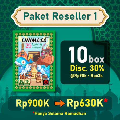 Jual Reseller 1 - Kisah 25 Nabi & Rasul Linimasa Sejarah Card Game ...