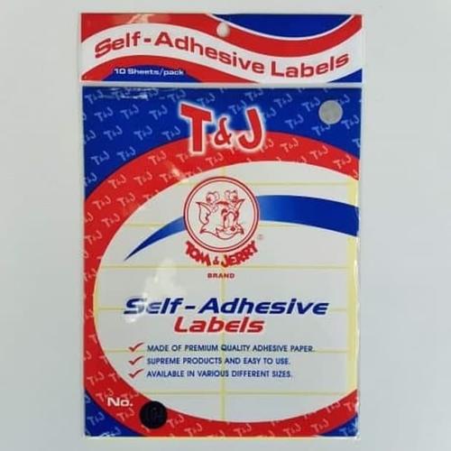 Jual Label T&J 104/Label TJ/Label Tom/Stiker Sticker Tom/Self Adhesive ...