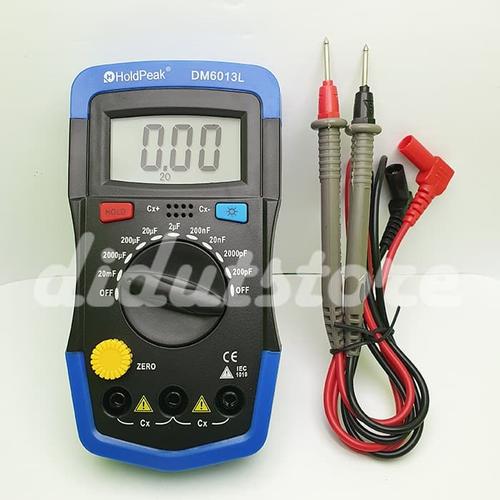 Jual Capasitor Tester alat ukur kapasitor elco capacitance HoldPeak ...