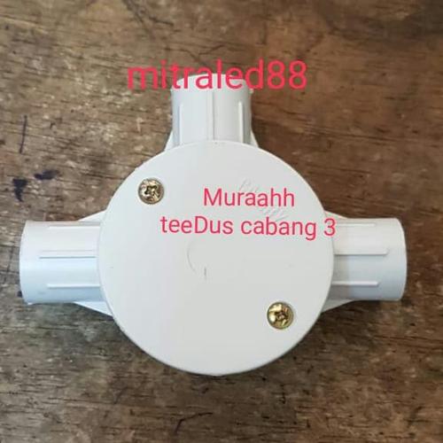 Jual Tedus cabang 3/cab 3 /3way putih muraahh sambungan listrik ...