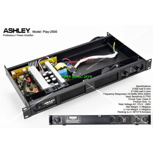 Jual POWER AMPLIFIER ASHLEY PLAY2500 Original PLAY 2500 - Jakarta Utara ...