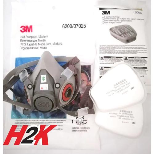 Jual Masker Safety / Respirator 3M 6200 - 6200-6006 - Jakarta Barat - H2K, | Tokopedia