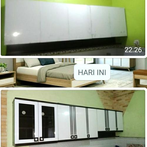 Jual RAK PIRING PAKET KITCHEN SET ATAS LURUS KIMBINASI WARNA - Jakarta ...