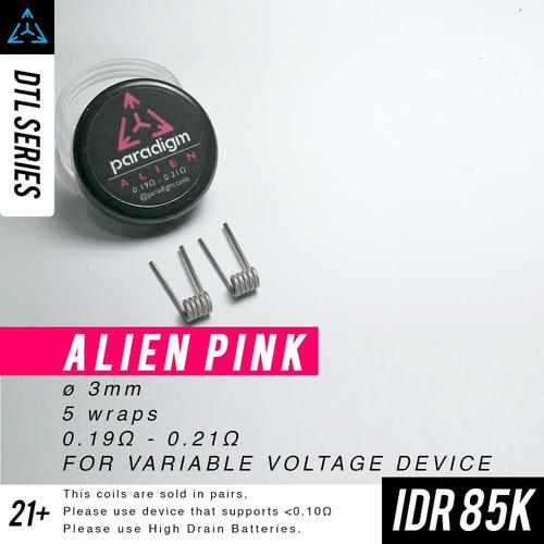 Jual Paradigm Coils Alien Pink Variable Voltage (Hexohm, Foxy, R233 ...