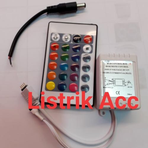 Jual Controler Led Remote IR RGB Led 12V / Modul Led Strip Control DC ...