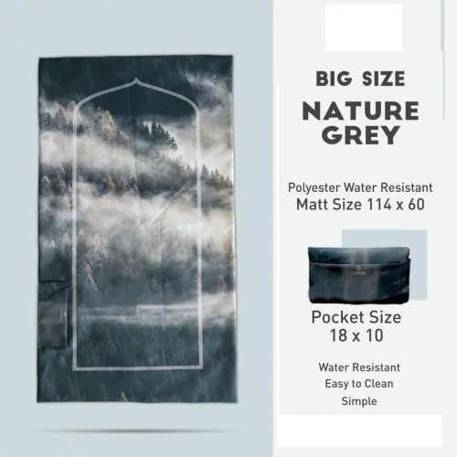 Jual GUMUN Sajadah Muslim Untuk Perjalanan / Travel (Grey Nature) Big ...