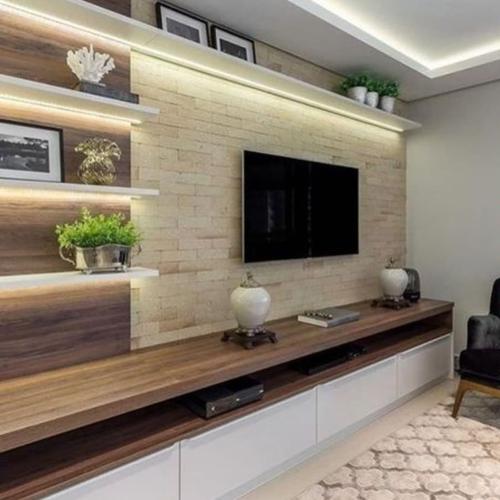 Jual backdrop tv rak tv minimalis modern - Kota Tangerang Selatan ...
