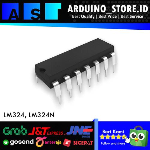 Jual LM324 LM324N Low Power Quad Op-amp Dip-14 IC AK61 - Kota Depok - ARDUINOSTORE.ID | Tokopedia