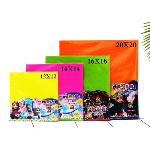 Jual Kertas Origami 2 Sisi HVS/ pak=25 lbr - 12x12cm - Kota Surabaya ...