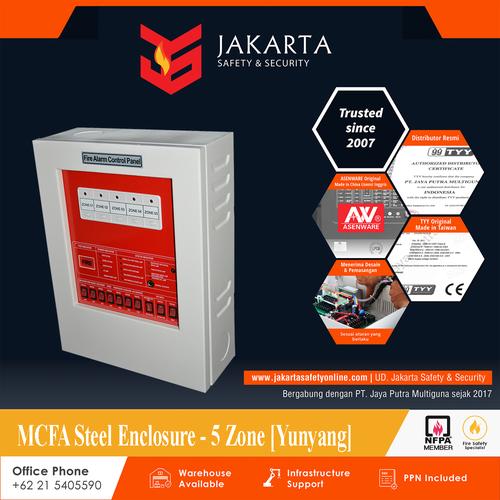 Jual MCFA/FACP KONVENSIONAL FIRE ALARM CONTROL PANEL KEBAKARAN 5 ZONE ...