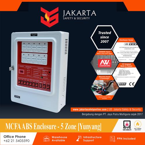 Jual FIRE ALARM MCFA/FACP KONVENSIONAL CONTROL PANEL KEBAKARAN 5 ZONE ...