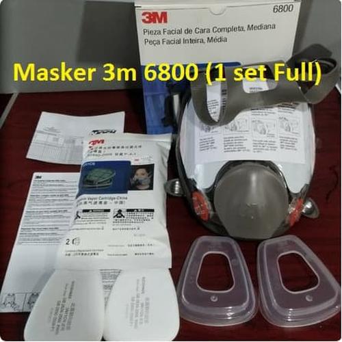 Jual 3M Masker Reusable full Face Mask Respirator 6800 - Jakarta Barat ...