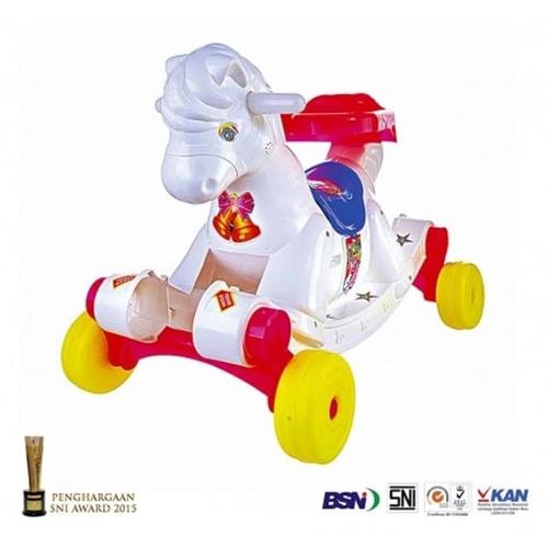 Jual Mainan Anak Kuda Kudaan Roda Dorong Horse Ayunan Balapan Dorongan ...