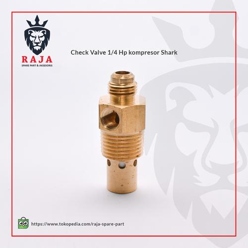 Jual Check Valve 1/4 Hp kompresor Shark - Jakarta Barat - RAJA SPARE ...