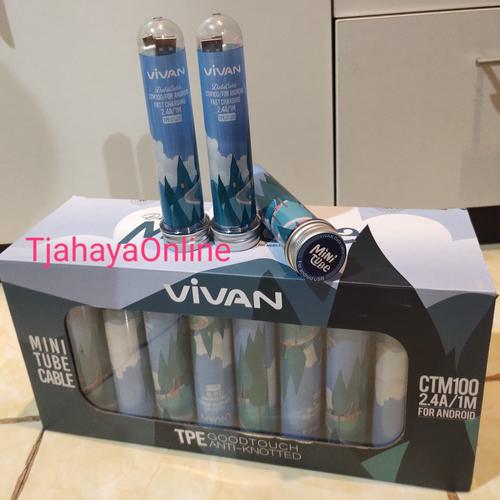 Jual Kabel Data Vivan Tube Micro Usb CTM-100 Fast Charging Cabel Data ...